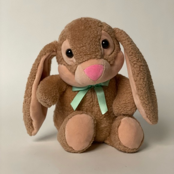 Hallmark | Toys | Floppity Ear Brown Plush Rabbit From Hallmark | Poshmark